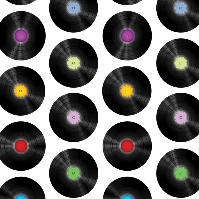 Vinyl Record Gift Wrap from Handmade Gift Company